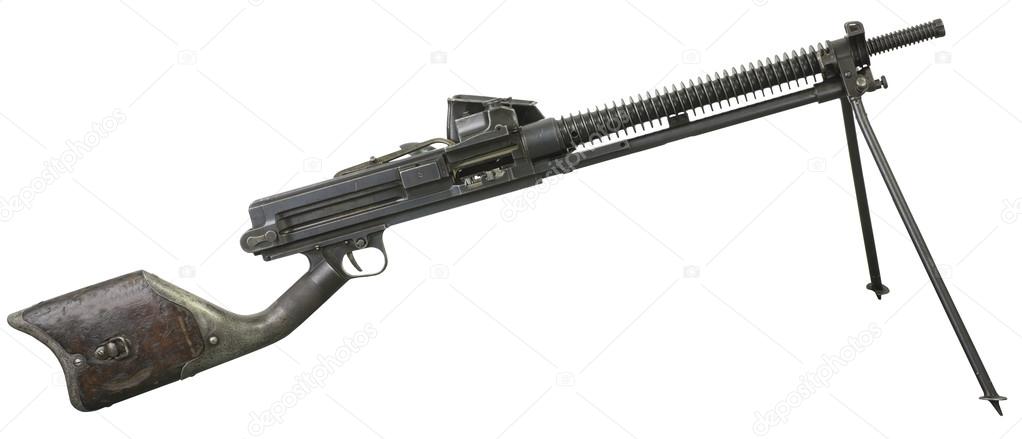 Guns and machine gun on a white background Stock Photo by ©ilozavr63 ...