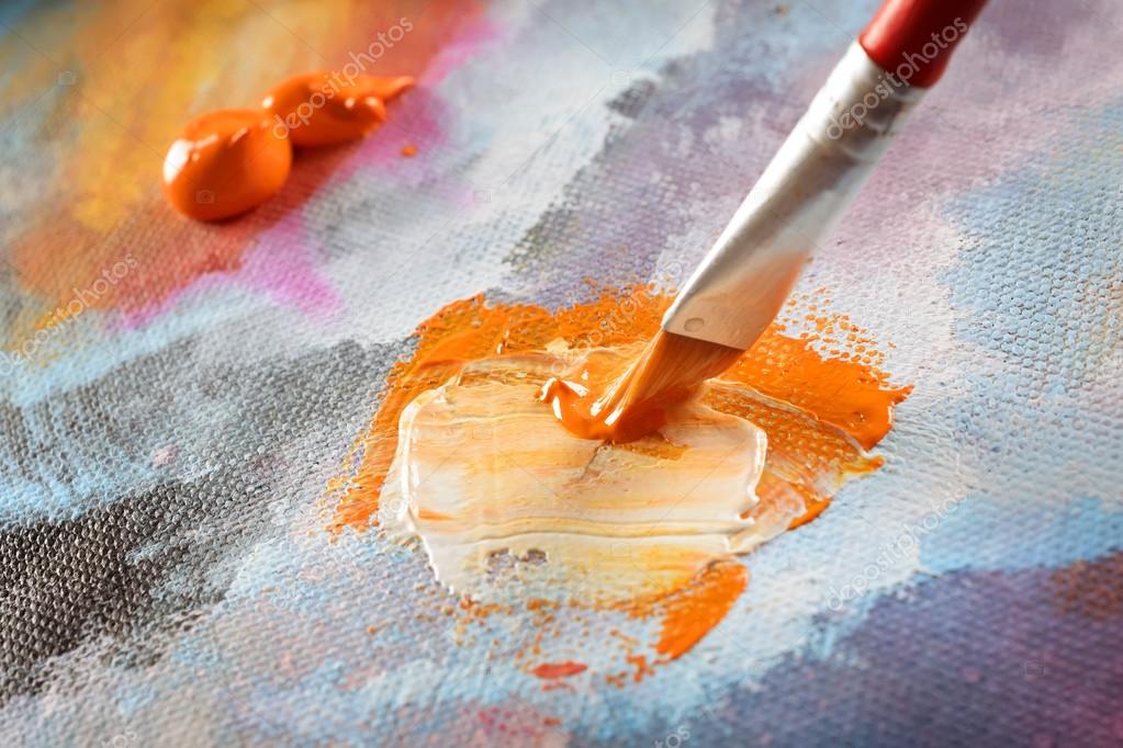 Artist hand painting Stock Photo by ©Amaviael 58962675