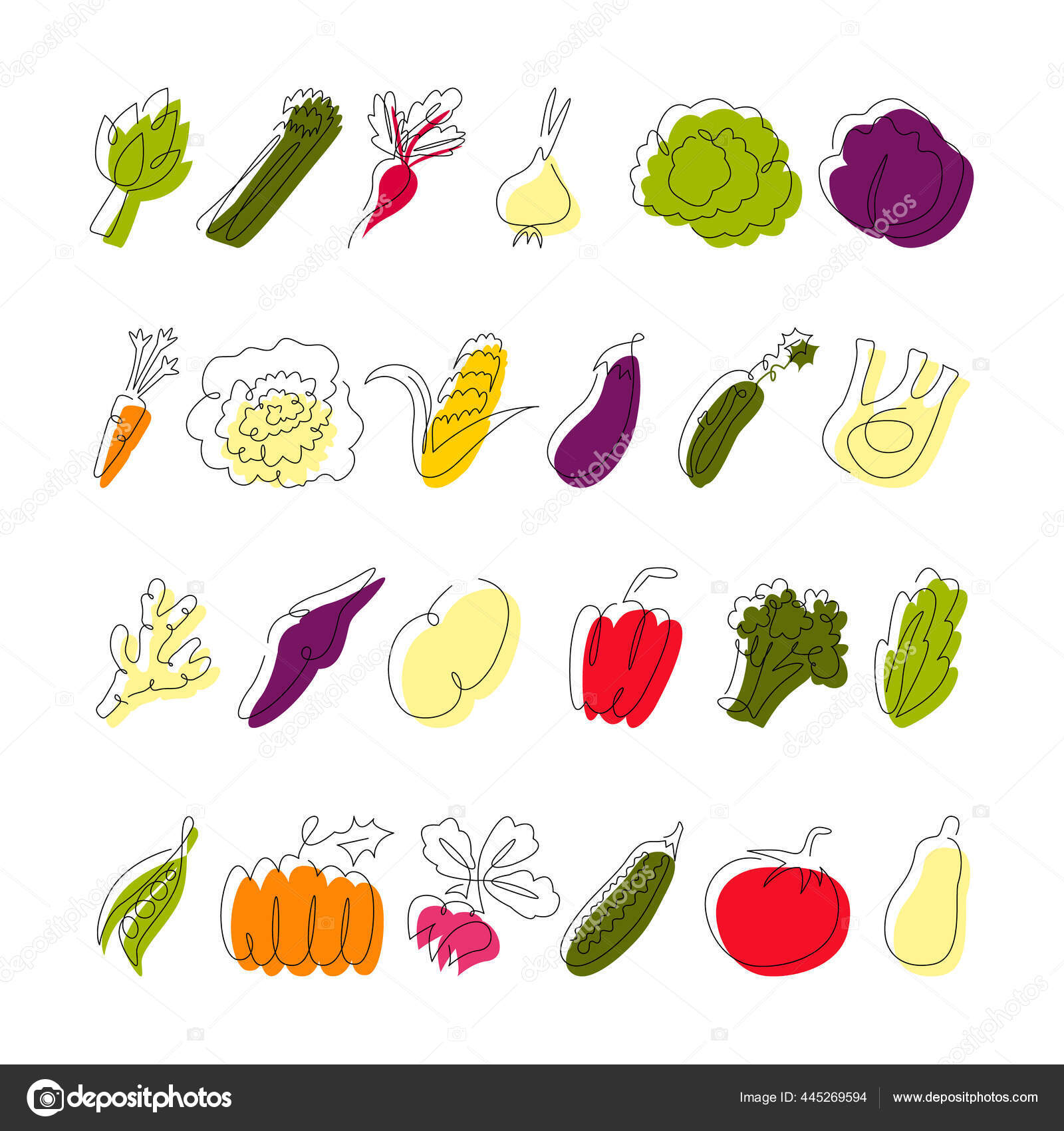 Single Vegetables Pictures With Names