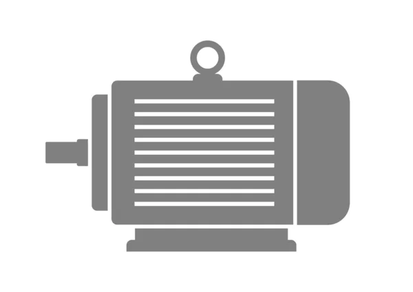 Electric motor icon on white background Stock Vector Image by ...