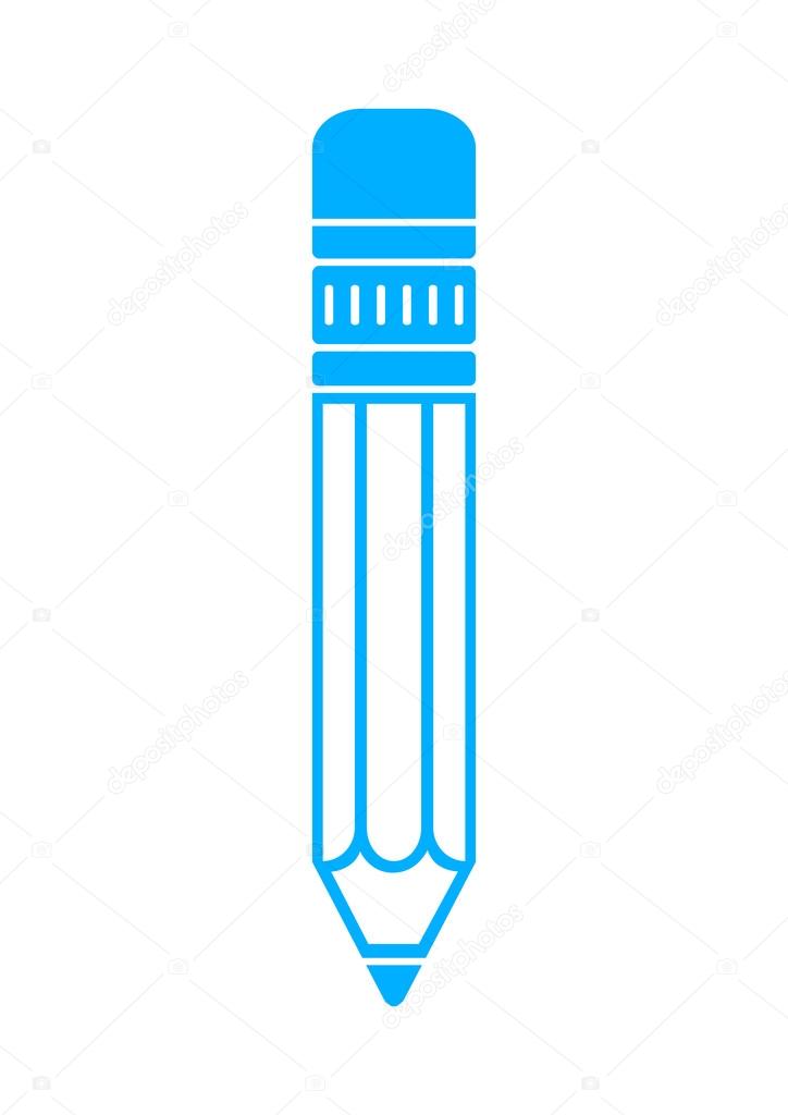 Blue Pencil Icon