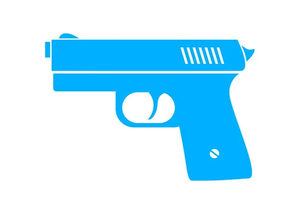Gun icon on white background Stock Vector by ©Anthonycz 130074562
