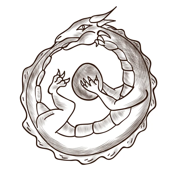 Ouroboros Stock Vectors, Royalty Free Ouroboros Illustrations ...