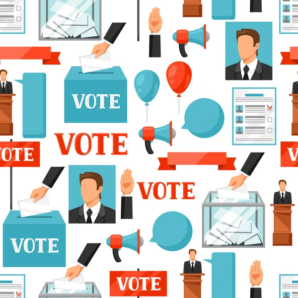 Vote political elections background. Illustration for campaign leaflets ...