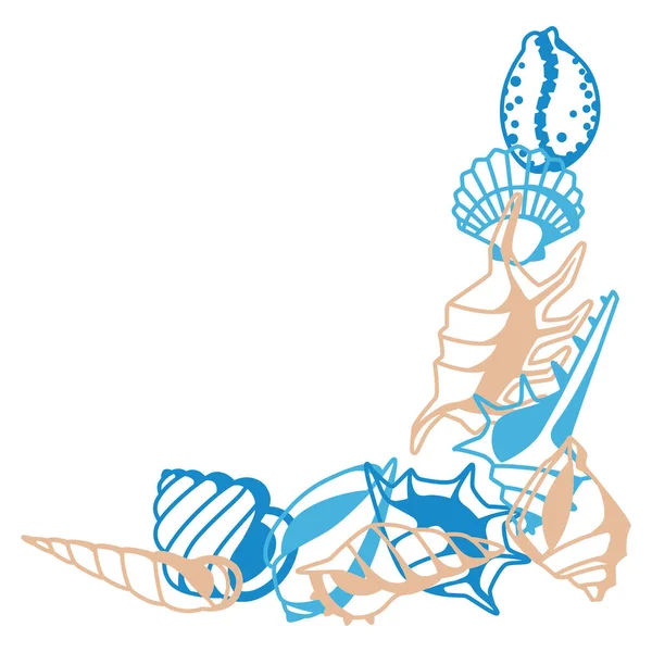 Shell corner Vector Art Stock Images | Depositphotos