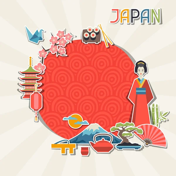 Japan background design. Stock Vector Image by ©incomible #64322349