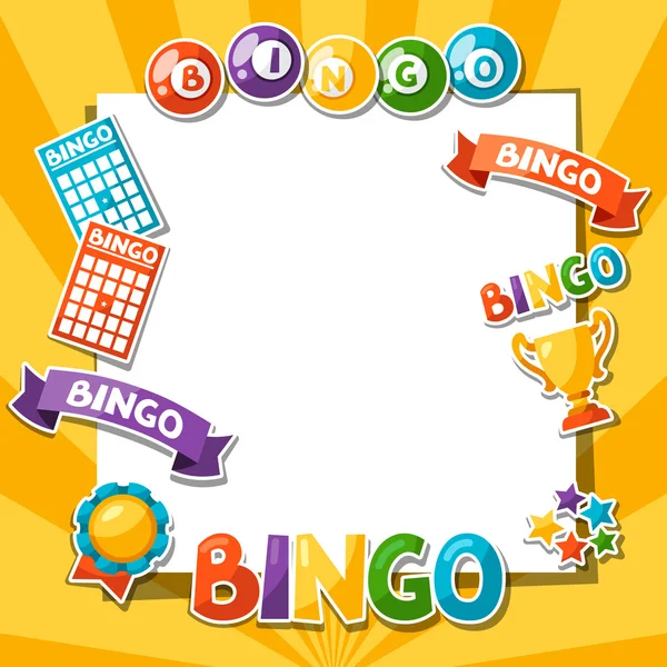 Bingo ball border — Stock Vector © elaineitalia #7658593