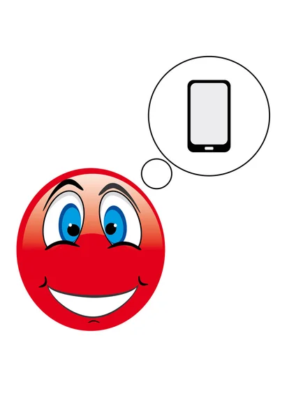 Smiley with help symbol — Stock Vector © natalipopova #73473161