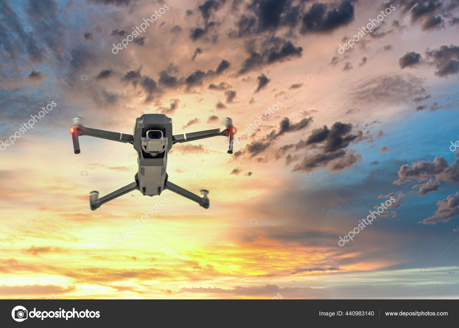 Drone Seen Flying Sky Stock Photo by ©Cavan 440983140