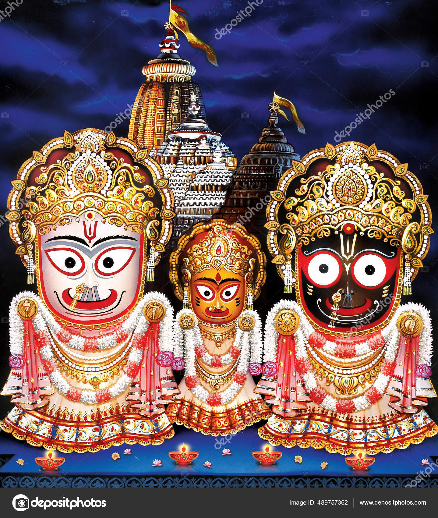 High Resolution Indian God Lord Jagannath Digital Images Stock Photo by ...