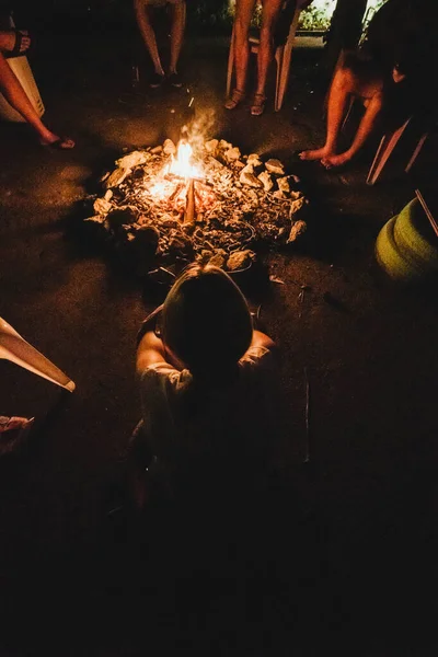 Friends around fire Stock Photos, Royalty Free Friends around fire ...