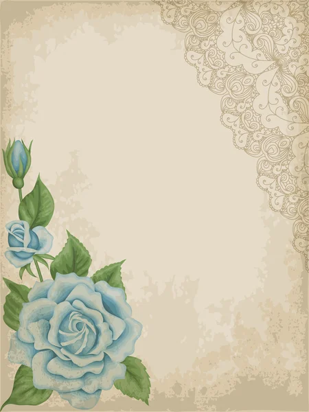 Old paper background with roses Stock Vector Image by ©NonikaStar #72607019