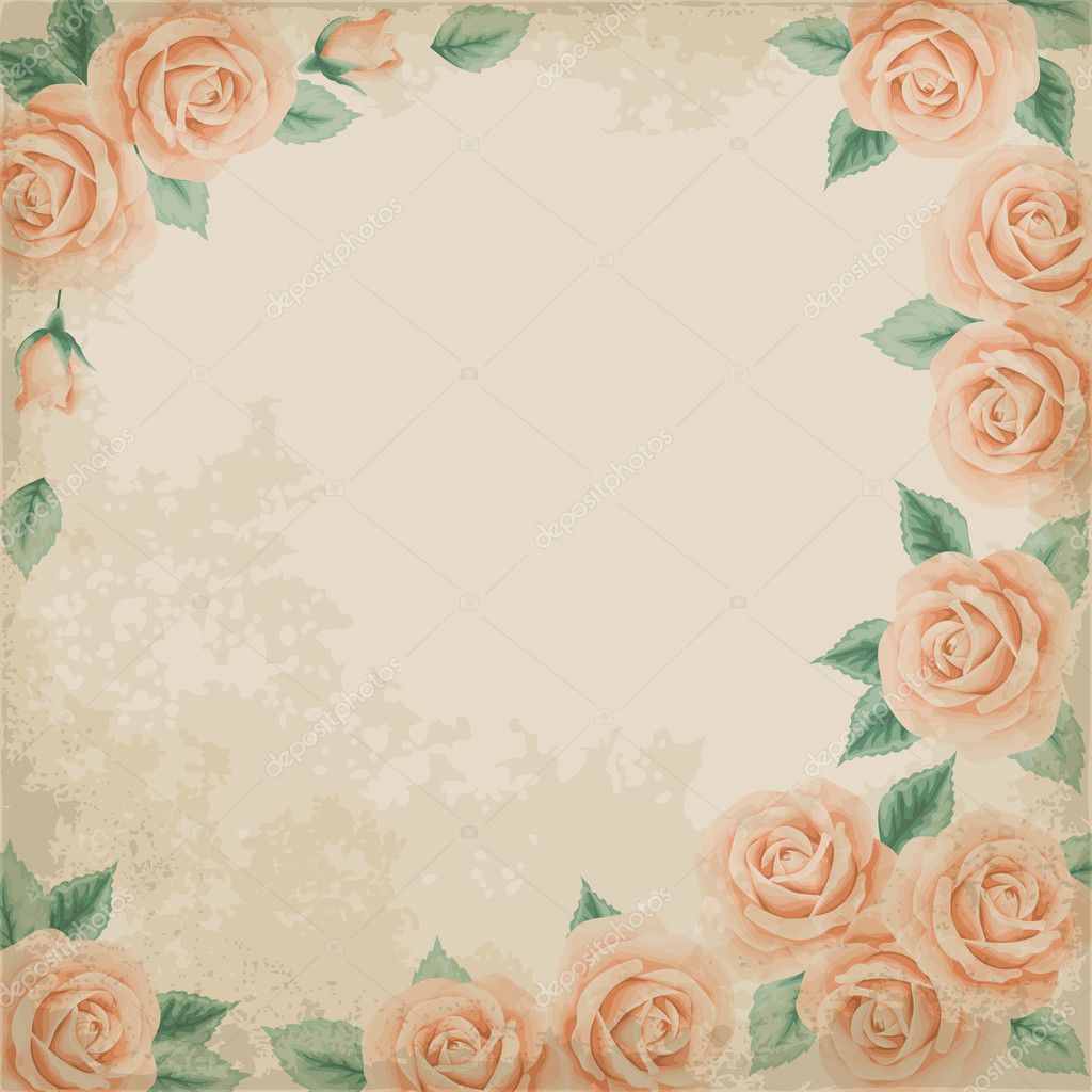 Old Paper Flower Background Hd | Best Flower Site