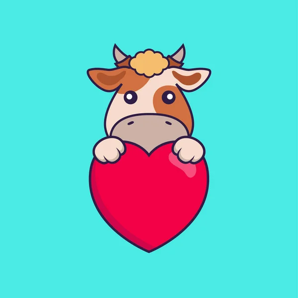 Corazon vaca imágenes de stock de arte vectorial | Depositphotos