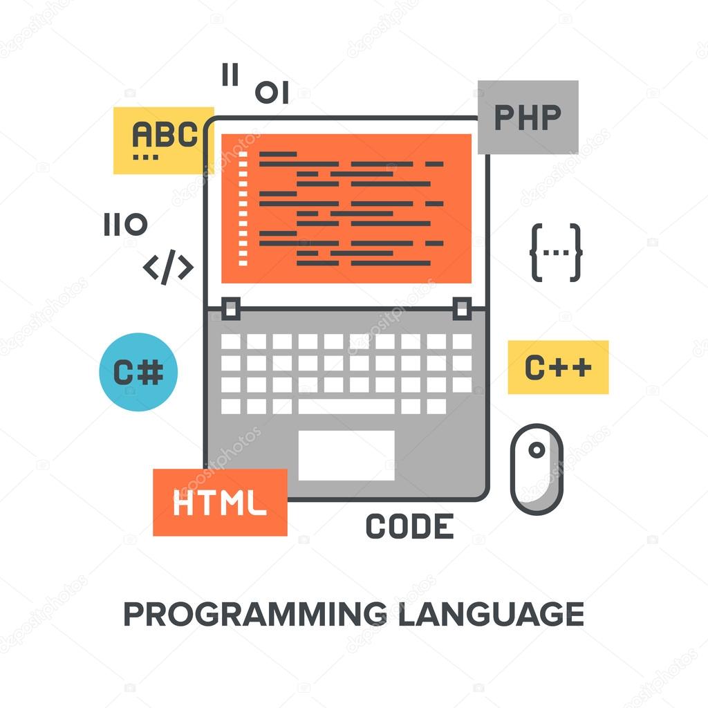 Concepto de lenguaje de programación Vector de stock #119103318 de ...