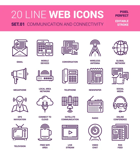 Communication and Connectivity Stock Vector Image by ©vasabii777 #119099854