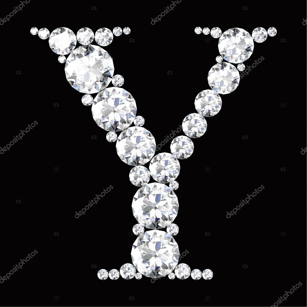 The Letter Y In Diamonds