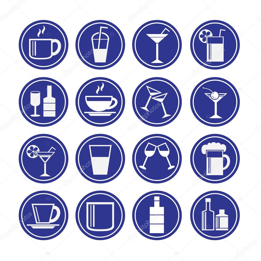 Drink icons set Stock Vector Image by ©Boykung #67689195