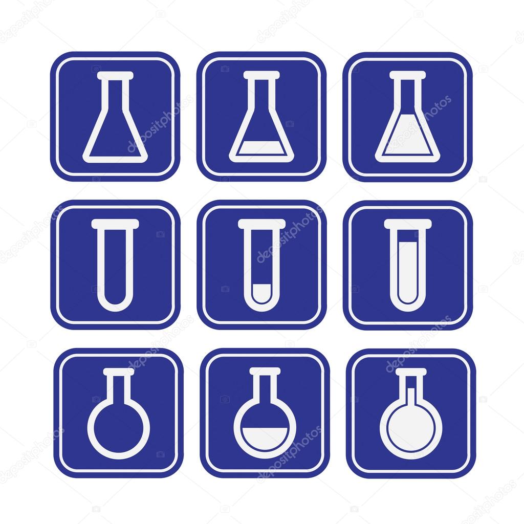 Set of laboratory equipment Stock Vector Image by ©Boykung #67691083