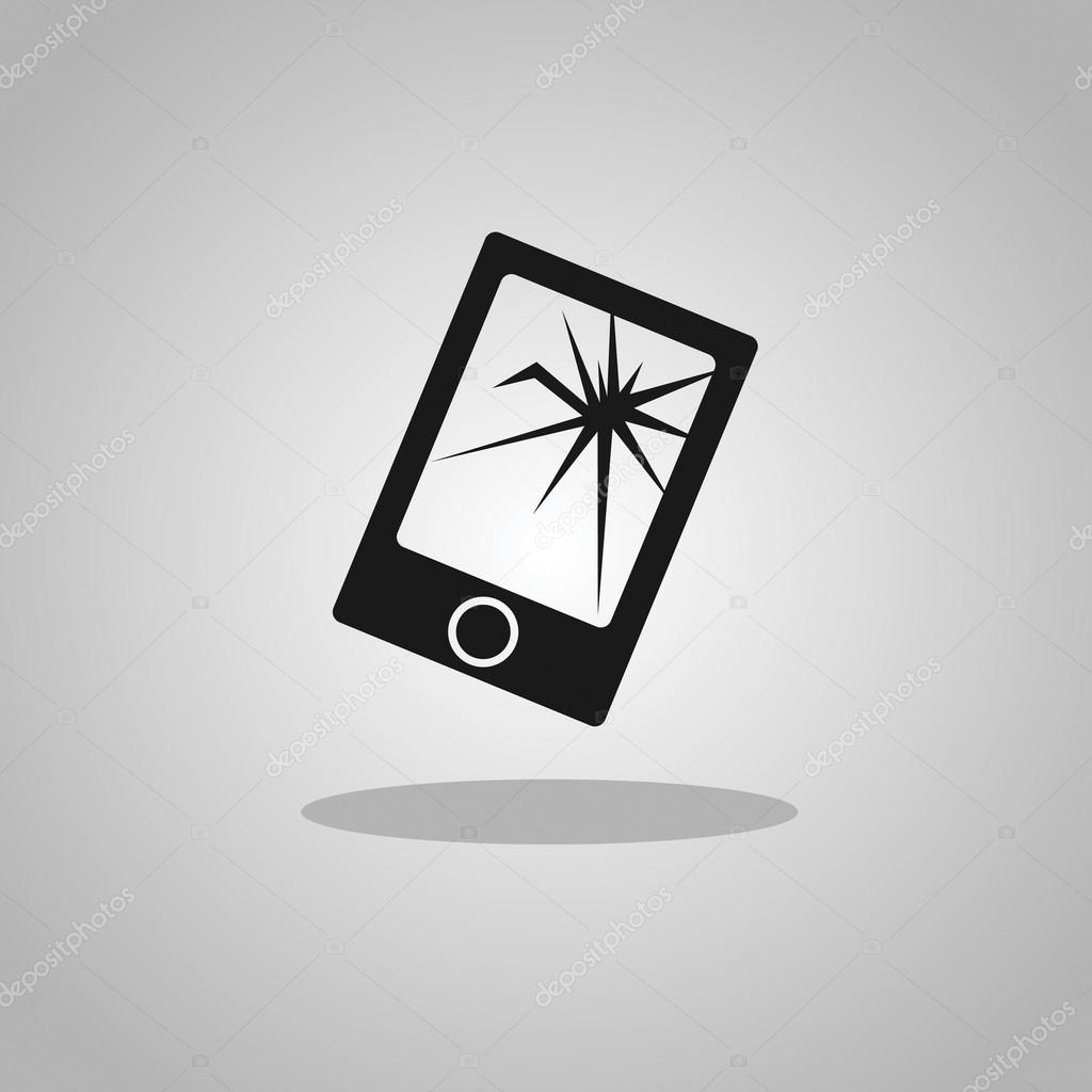 Break Phone icon Stock Vector Image by ©Boykung #69688589