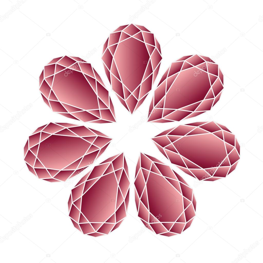 Group of red rubies Stock Vector Image by ©Boykung #69692879