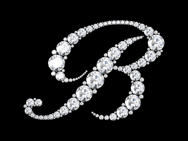 Letter R In Purple Diamond