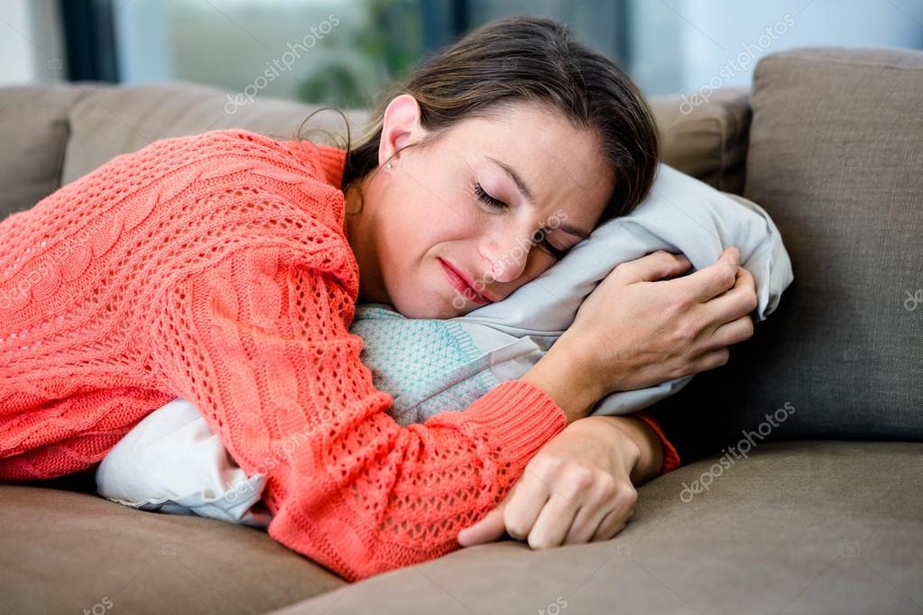 Sleeping woman taking a nap — Stock Photo © Wavebreakmedia #100529054