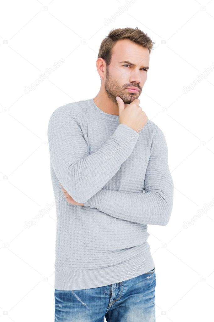 Confused Looking Person