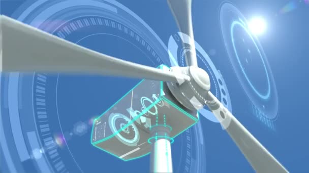 Animation of wind turbine ⬇ Video by © Wavebreakmedia Stock Footage ...