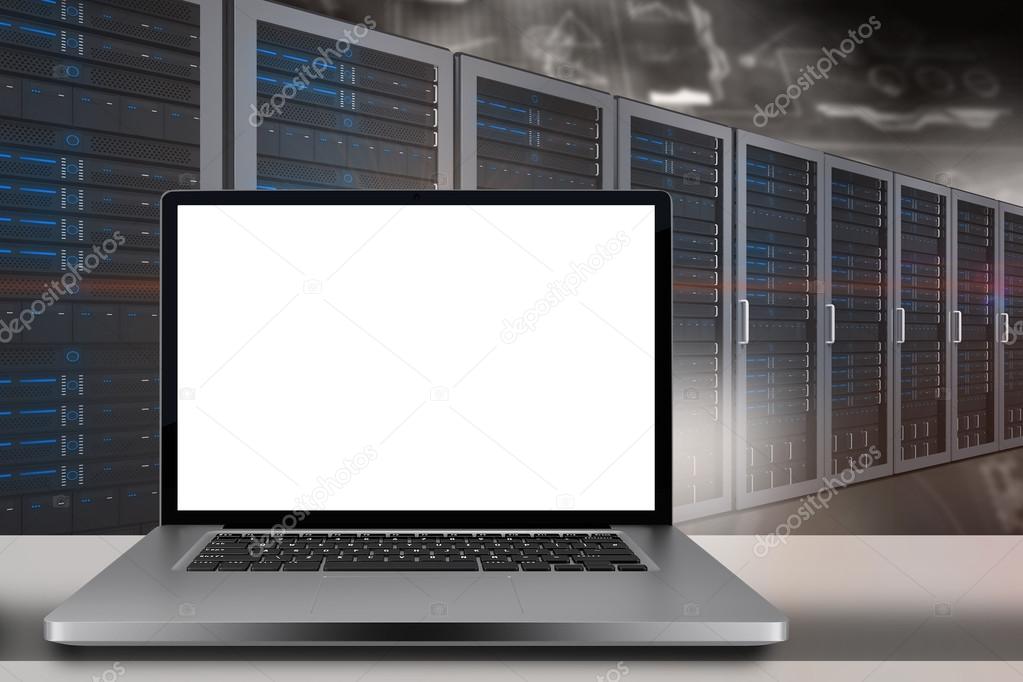 Large screen of computer Stock Photo by ©Wavebreakmedia 106419588