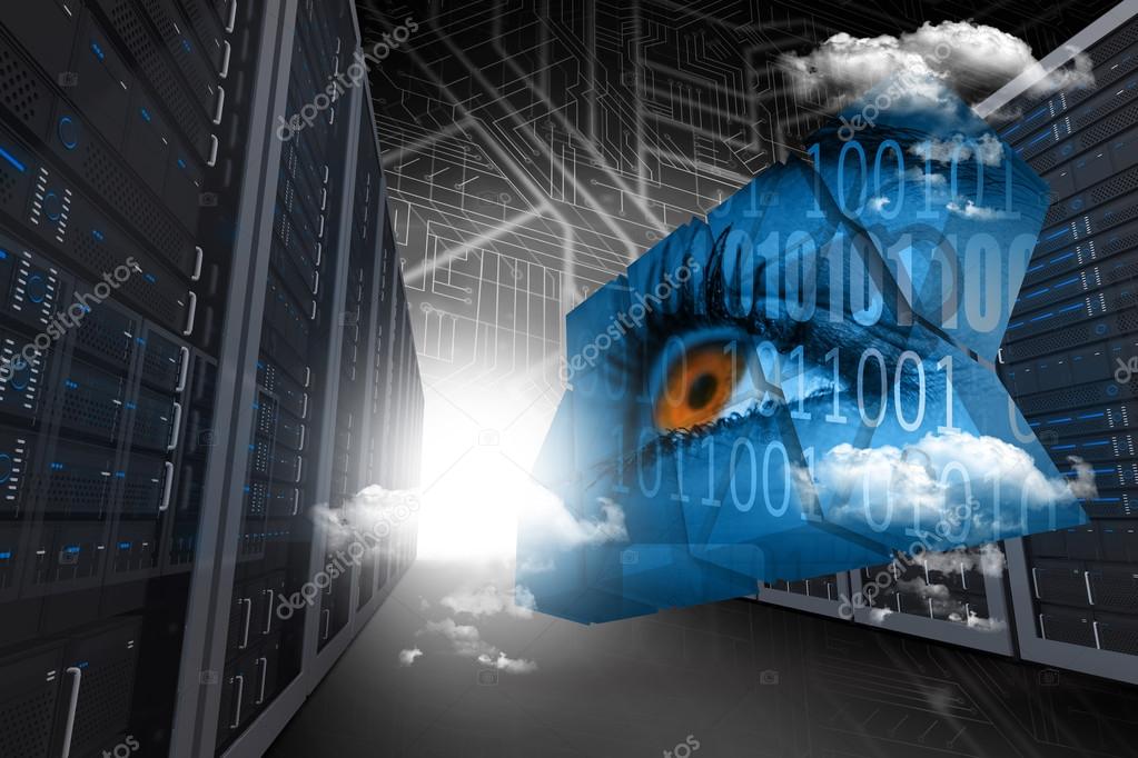 Eye and binary code on screen — Stock Photo © Wavebreakmedia #106423886