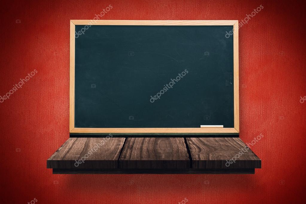 Wooden board against red background — Stock Photo © Wavebreakmedia ...