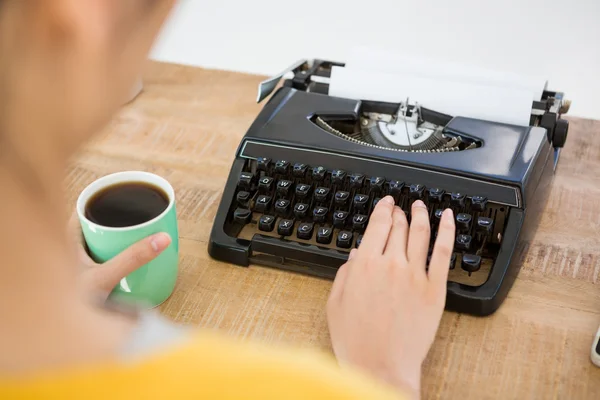 Female writer typing Stock Photos, Royalty Free Female writer typing ...