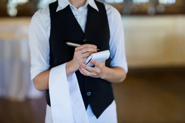 waitress taking order - Stock Image - Everypixel