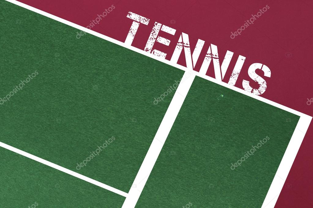 Tennis message written in white Stock Photo by ©Wavebreakmedia 113581150