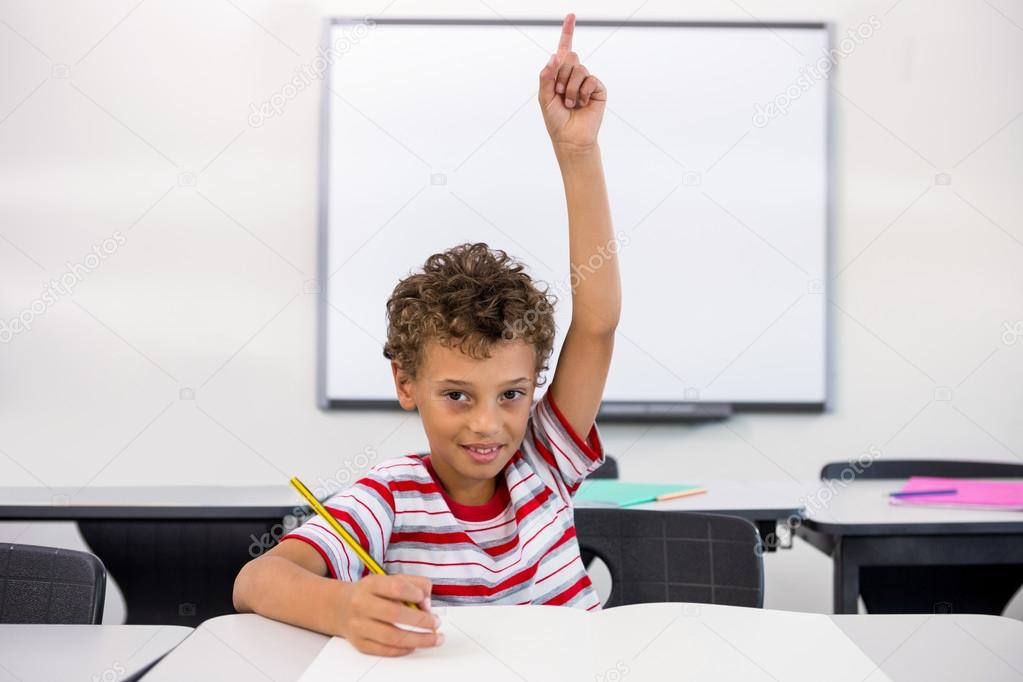 Kid Raise Hand