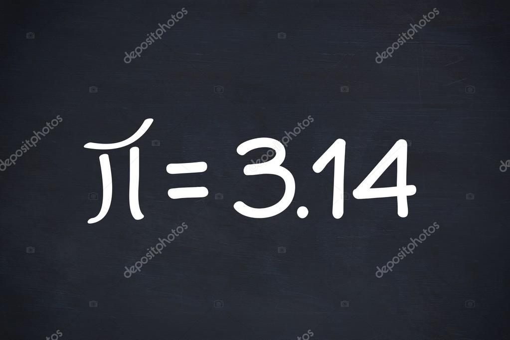 Mathematical symbol pi on black background — Stock Photo ...