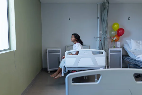 Girl In Hospital Bed