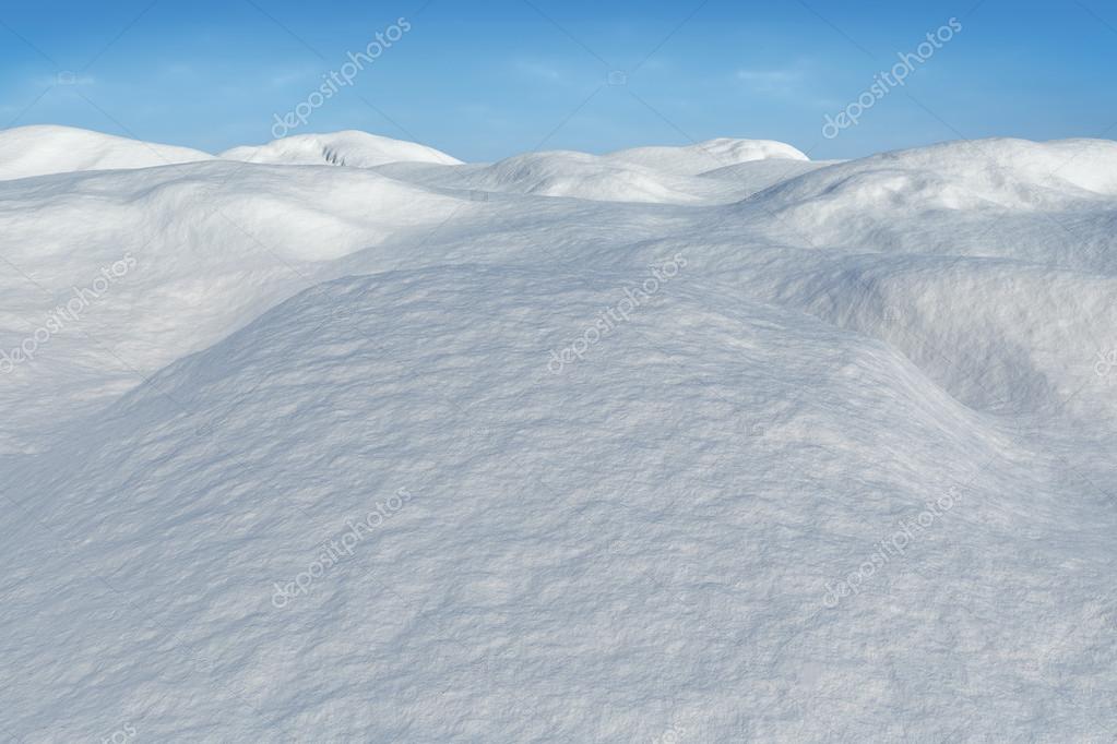 Digitally generated snowy land scape Stock Photo by ©Wavebreakmedia ...