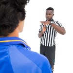 Stern referee showing time out sign Stock Photo by ©Wavebreakmedia 50063801