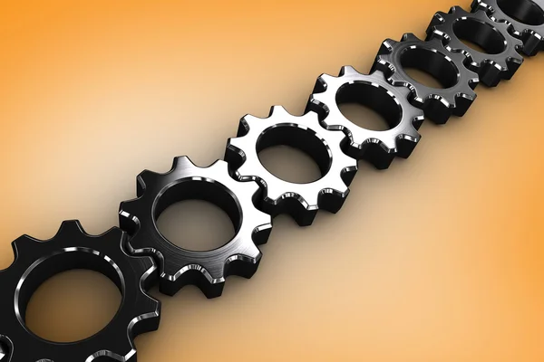 Metal cogs and wheels connecting — Stock Photo © Wavebreakmedia #50055785