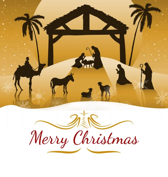 Christmas Nativity Borders For Letters