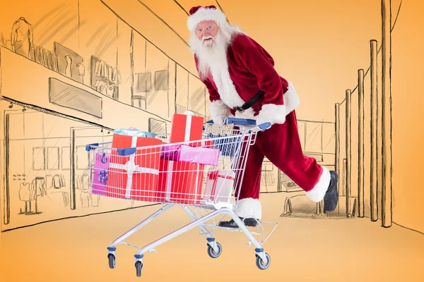 Santa claus va de compras Stock Photos, Royalty Free Santa claus va de ...