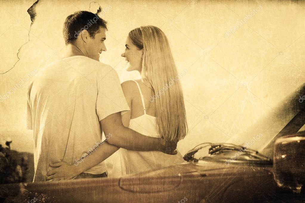 Cute couple hugging Stock Photo by ©Wavebreakmedia 68914557