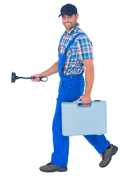 Happy plumber Stock Photos, Royalty Free Happy plumber Images ...