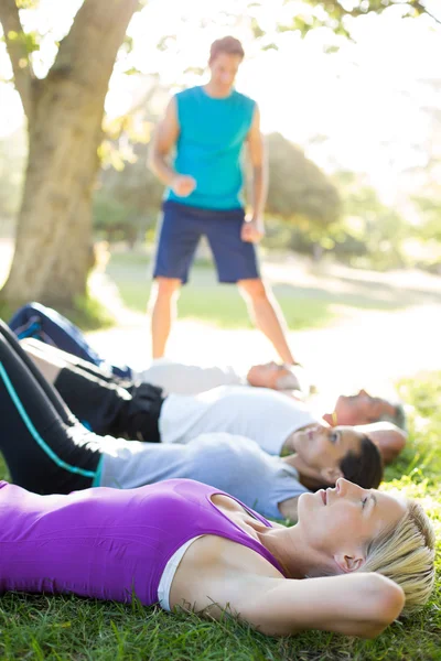 Happy athletic group training - Stock Image - Everypixel