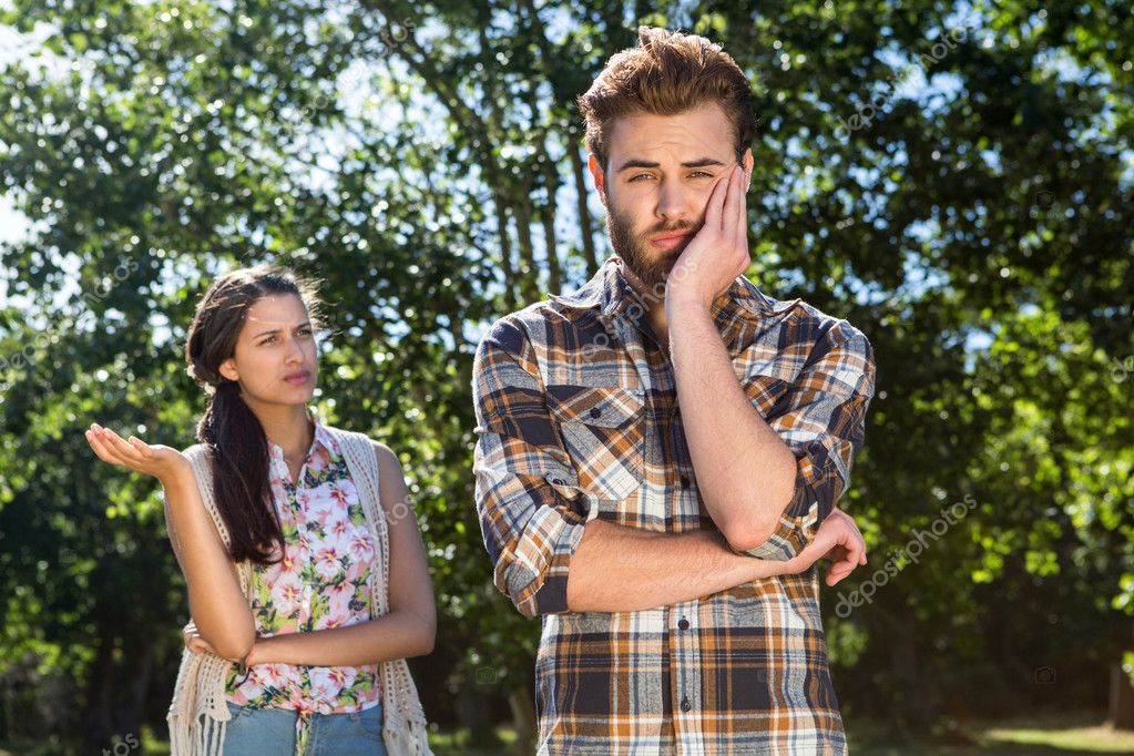 Young couple having an argument — Stock Photo © Wavebreakmedia #69003735
