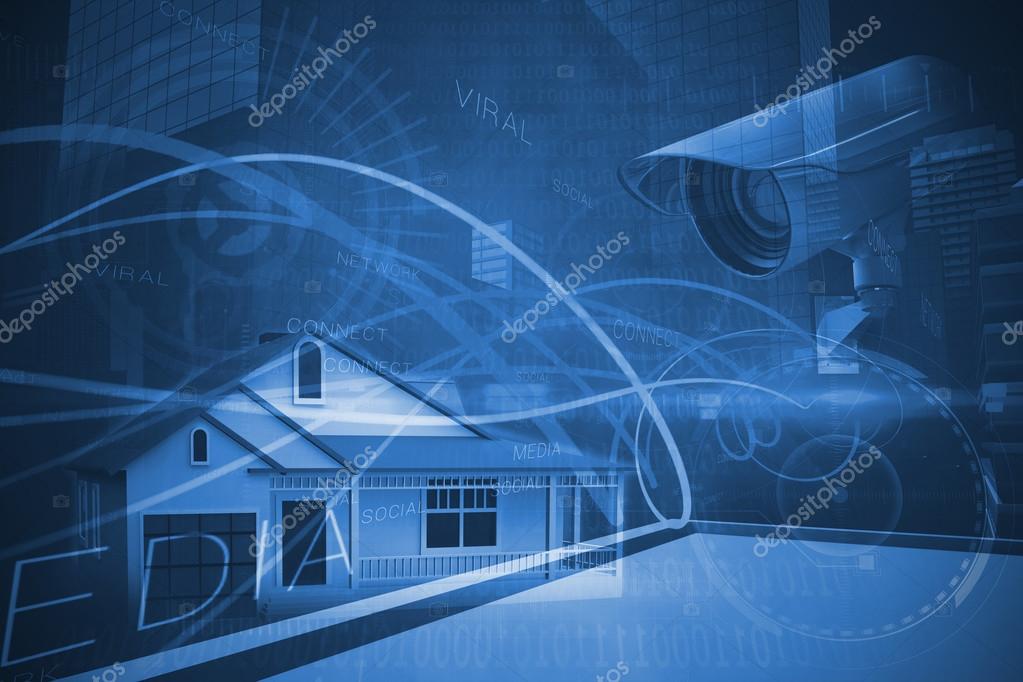 Composite image of cctv camera Stock Photo by ©Wavebreakmedia 69028651