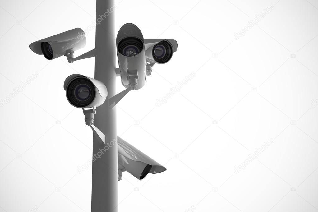 Composite image of cctv cameras — Stock Photo © Wavebreakmedia #69032745