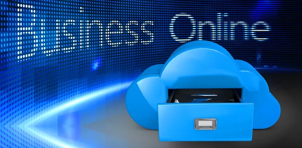 Composite image of cloud computing drawer - Stock Image - Everypixel